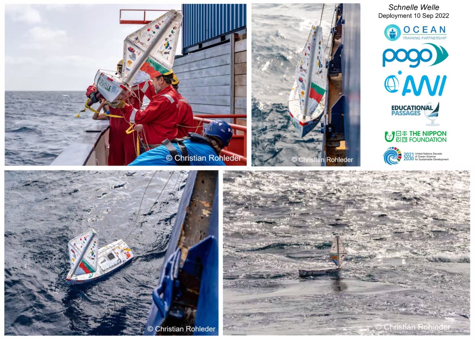 A fleet of miniboats launched in the Atlantic Ocean | Partnership for ...